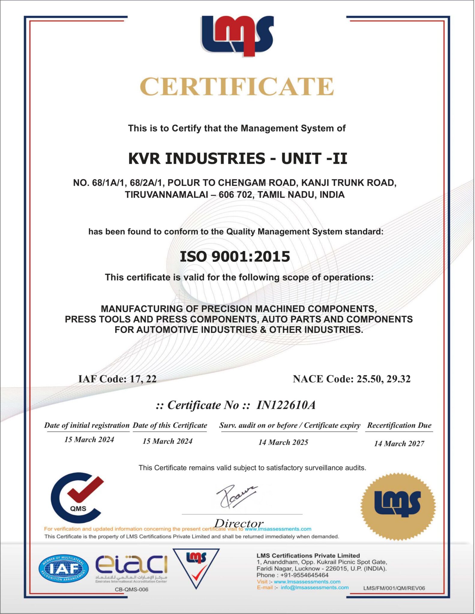 About Us – KVR Industries